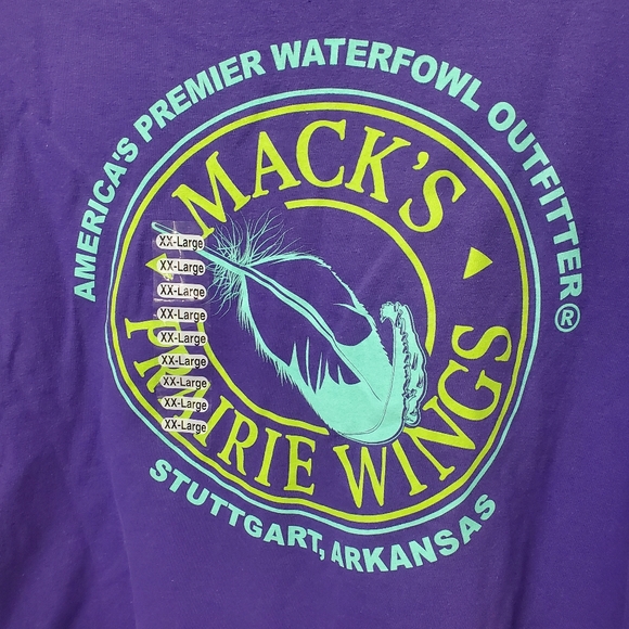 Shirts | Macks Prairie Wings Waterfowl Outfitter Arkansas Ls Purple ...